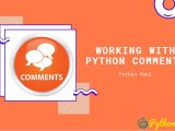 Python Comments Making Code User Friendly Python Pool