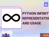 Python Infinity Representation And Usage Python Pool