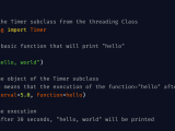 Understanding The Python Timer Class With Examples Python Pool