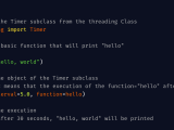 Understanding The Python Timer Class With Examples Python Pool