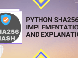 Python Sha256 Implementation And Explanation Python Pool