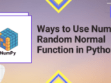 4 Ways To Use Numpy Random Normal Function In Python Python Pool