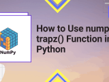 How To Use Numpy Trapz Function In Python Python Pool