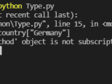 Solved Typeerror Method Object Is Not Subscriptable Python Pool