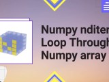 Numpy Nditer Loop Through Numpy Array Python Pool