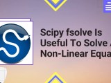 Scipy Fsolve Is Useful To Solve A Non Linear Equations Python Pool