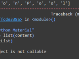 Solved Typeerror List Object Is Not Callable Python Pool