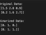 Scikit Learn S Preprocessing Binarizer In Python With Examples