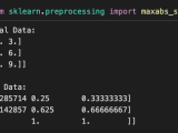 Scikit Learn S Preprocessing Maxabs Scale In Python With Examples