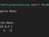 Scikit Learn S Preprocessing Maxabsscaler In Python With Examples