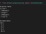 Scikit Learn S Preprocessing Ordinalencoder In Python With Examples