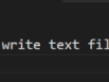 How To Write To Text File In Python