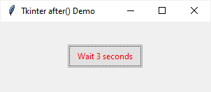 How to Schedule an Action with Tkinter after() method - python tutorials