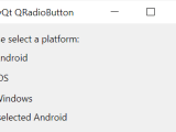 Qt Designer Radiobutton Python