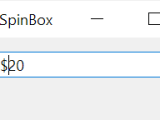 Pyqt Qspinbox