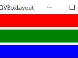 Pyqt Qvboxlayout
