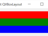 Pyqt Qvboxlayout