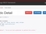 Django Rest Framework Permissions