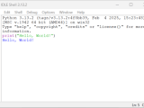 Python Hello World