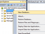 Sql Server 2014 Create A Database