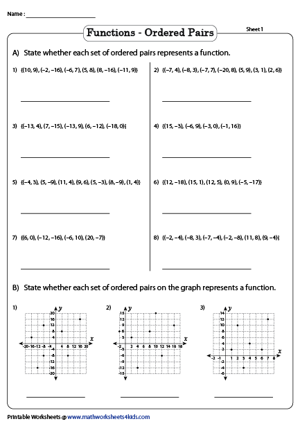 Math Quadratic Functions Worksheet - Quadraticworksheet.com