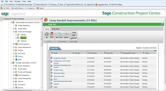 Sage Construction Project Center and Sage Bid Management – New cloud ...