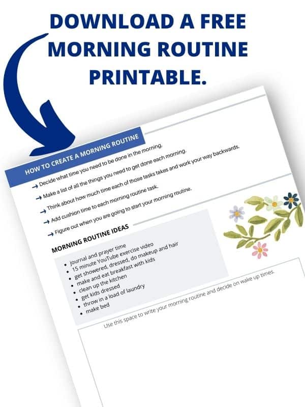 The Best Morning Routine Checklist and Free Printable