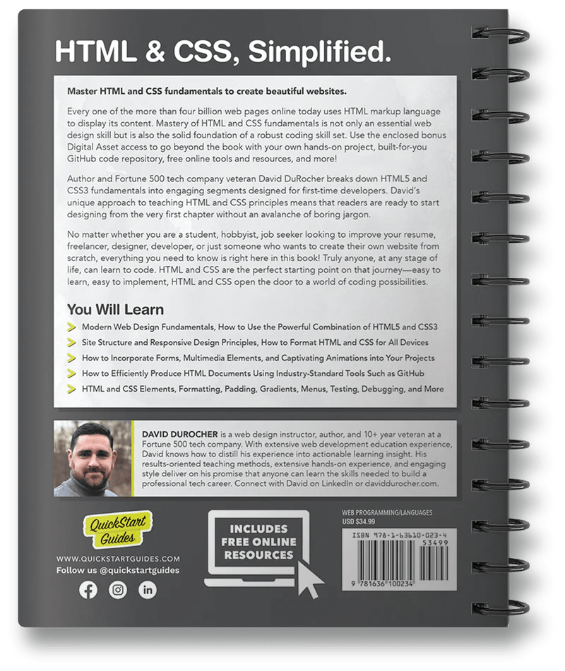 Html Css Quickstart Guide Quickstart Guides