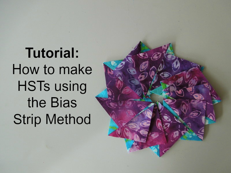 HST Tutorial: The Bias Strip Method - Quiltineering