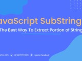 Javascript Substring The Best Way To Extract Substring Msr Web