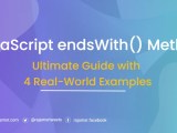 Javascript Endswith Method And Its 3 Best Alternatives Msr Web