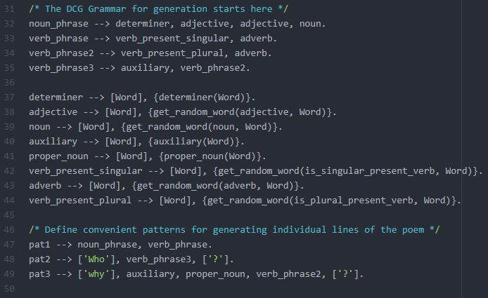 Generating Poetry In Prolog Rangarajan Krishnamoorthy On Programming And Other Topics