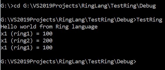 First Encounter With The Ring Programming Language Rangarajan Krishnamoorthy On Programming