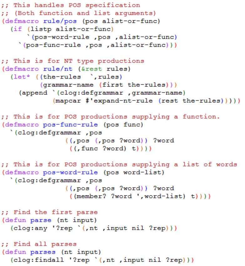 Definite Clause Grammars In Lisp Part 4 Rangarajan Krishnamoorthy On Programming And Other