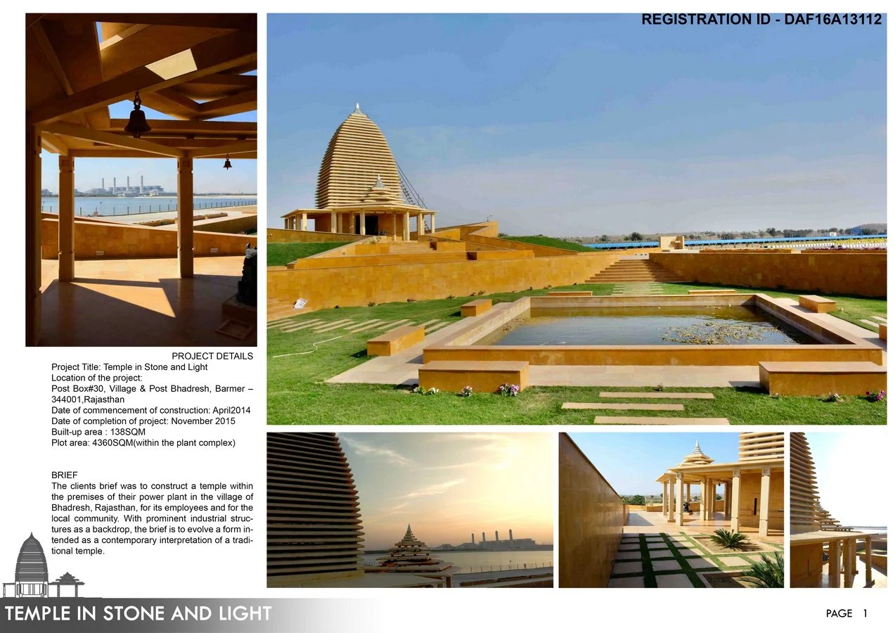 Temple In Stone And Light | Spacematters - RTF | Rethinking The Future