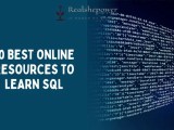 10 Best Online Resources To Learn Sql For Beginners