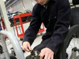 Motor Vehicle Student Fixing Engine Reaseheath College