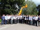 All Graduating Apprentices Simon Keen Phil Cunningham Course Manager