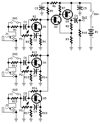 Audio Mixer Schematic » Wiring Diagram