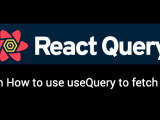 Introduction To React Query And Usequery Refarch Dev