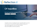 C Inputbox Reflection It