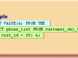 Query To Flatten Varray Into Nested Table Syntax