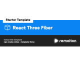 React Three Fiber Remotion Template