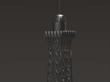 Eiffel Tower Basic 3d Render Digital Art By Architect3dstudio