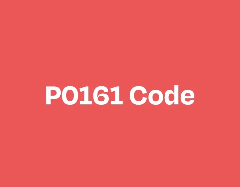 What is a P0161 code?