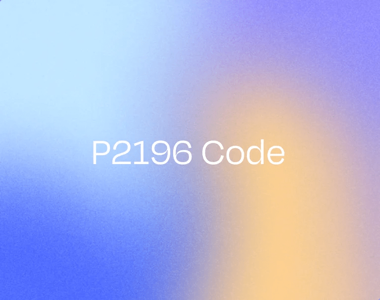 P2196 Code: O2 Sensor Signal Biased/Stuck Rich (Bank 1, Sensor 1)