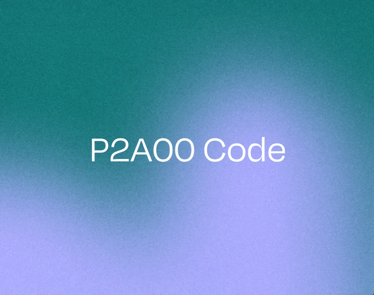 P2A00 code O2 Sensor Circuit Range/performance - Bank 1 Sensor 1