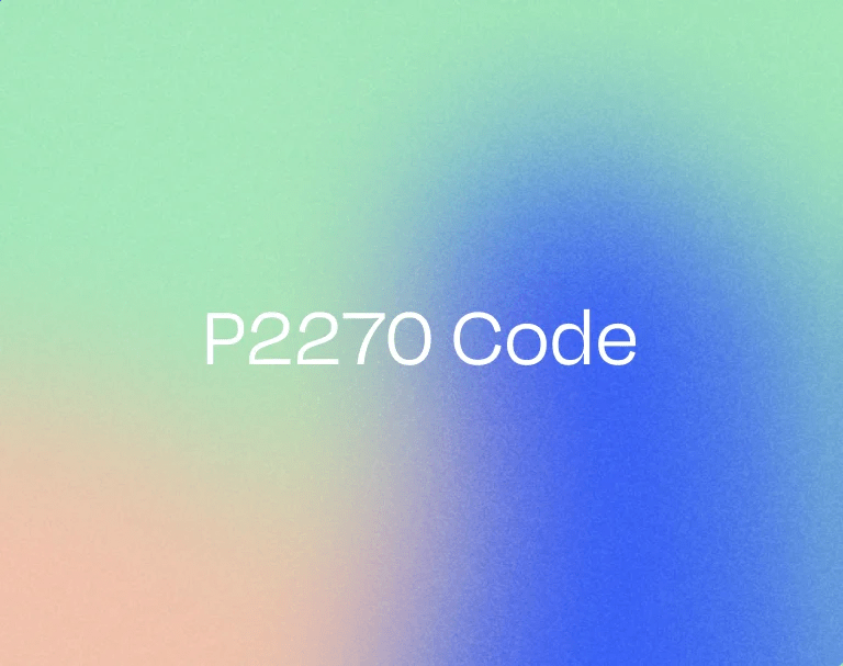 P2270 Code: O2 Sensor Signal Stuck Lean Bank 1 Sensor 2