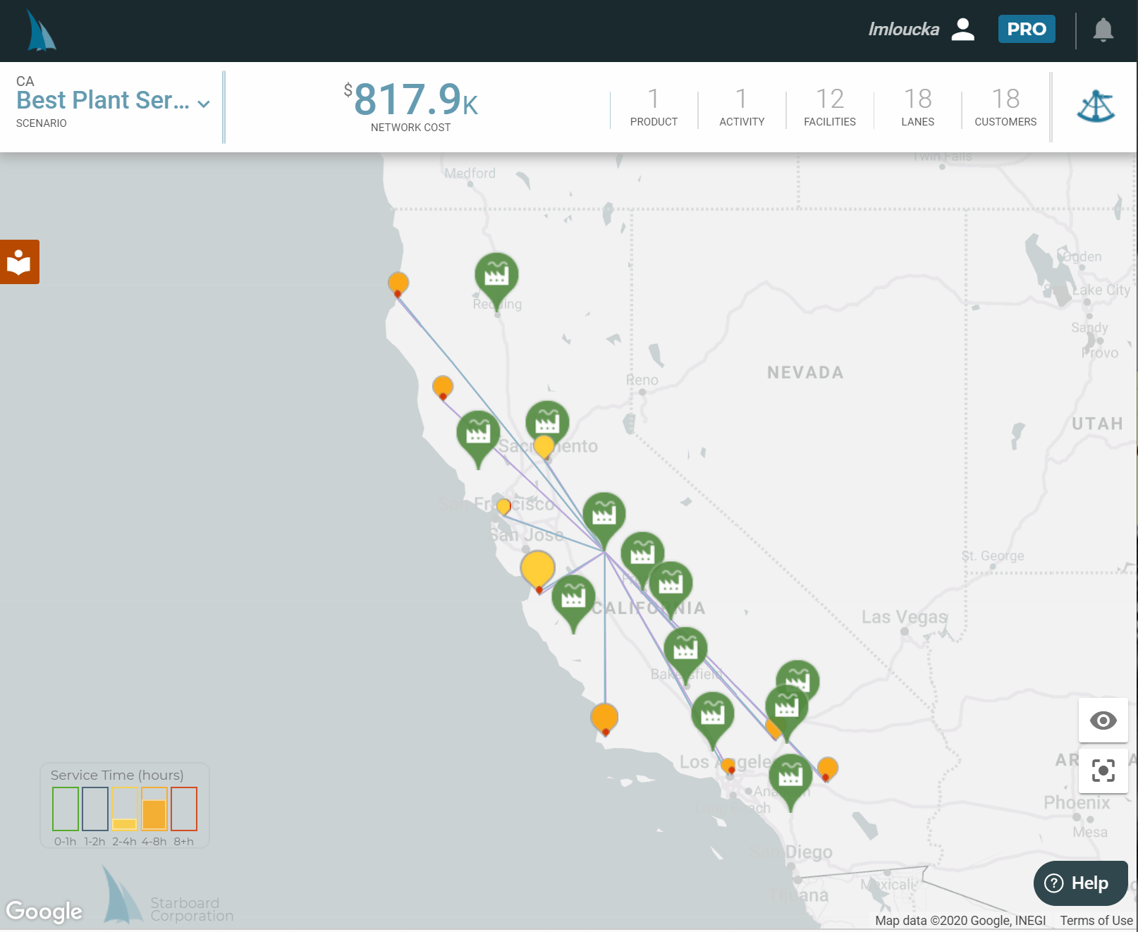 Starboard Navigator - Logistics Network Optimization Software