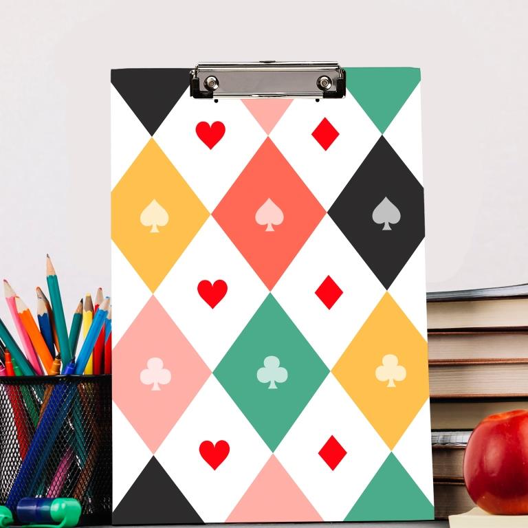 2 in 1 Exam Board for Playing cards theme Gifts For Party|On SALE